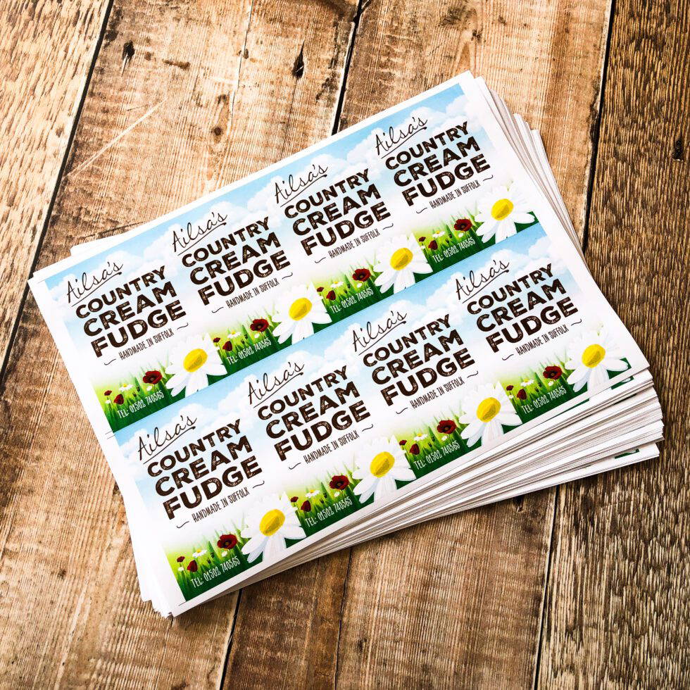 Eye Catching Paper Bag Stickers